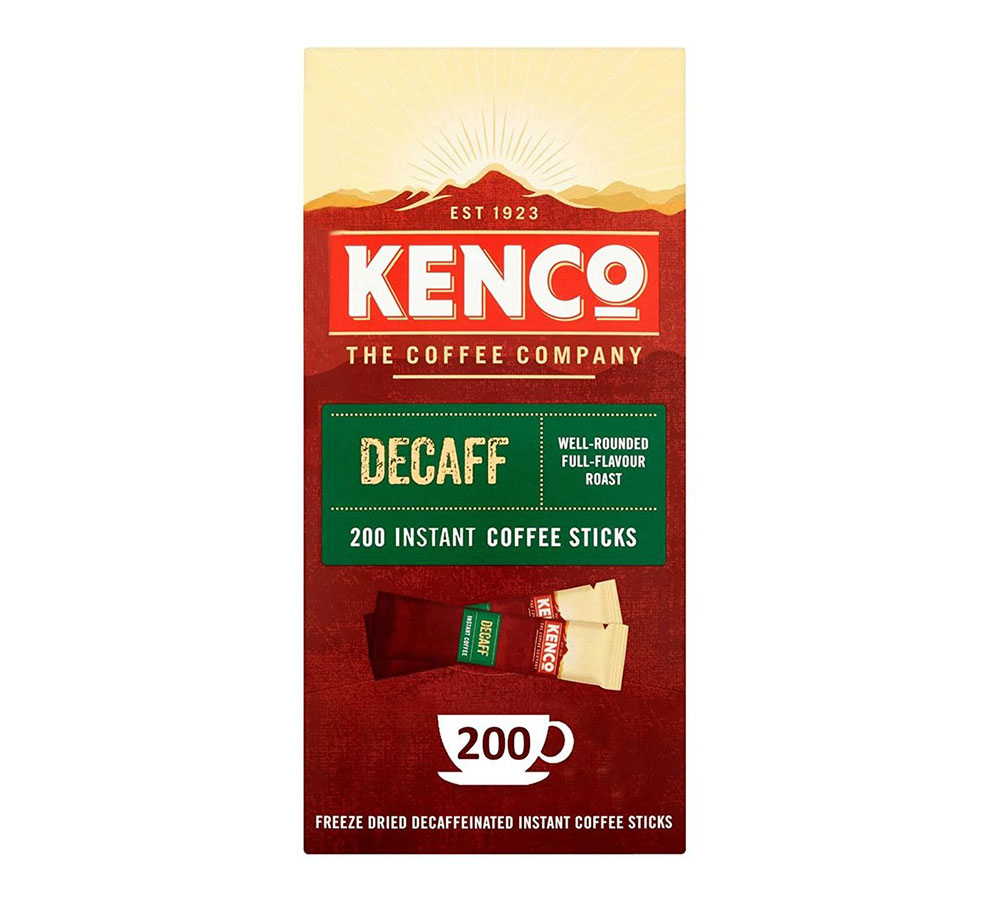 Kenco Decaff Instant Coffee Sticks 1.8g x200 | Caffe Delizia